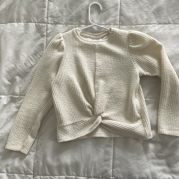 Zara | Shirts & Tops | Girls Top With Gathered Detail At Bottom | Poshmark